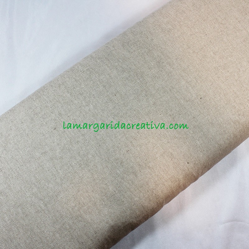 TELA ALGODÓN RÚSTICO NATURAL
