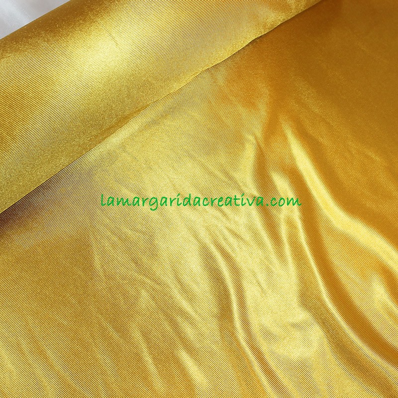 TELA RASETE LISO DORADO ORO