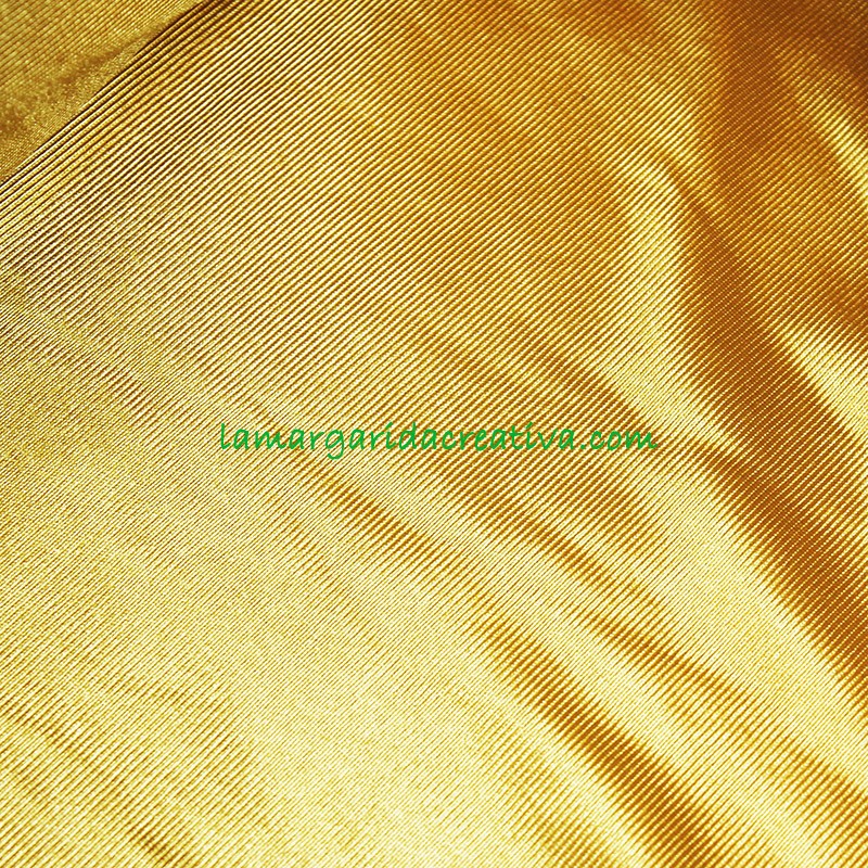 TELA RASETE LISO DORADO ORO