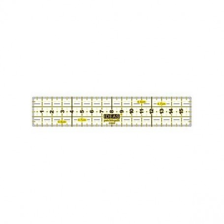 REGLA PATCHWORK RECTA 3X15 CENTÍMETROS IDEAS